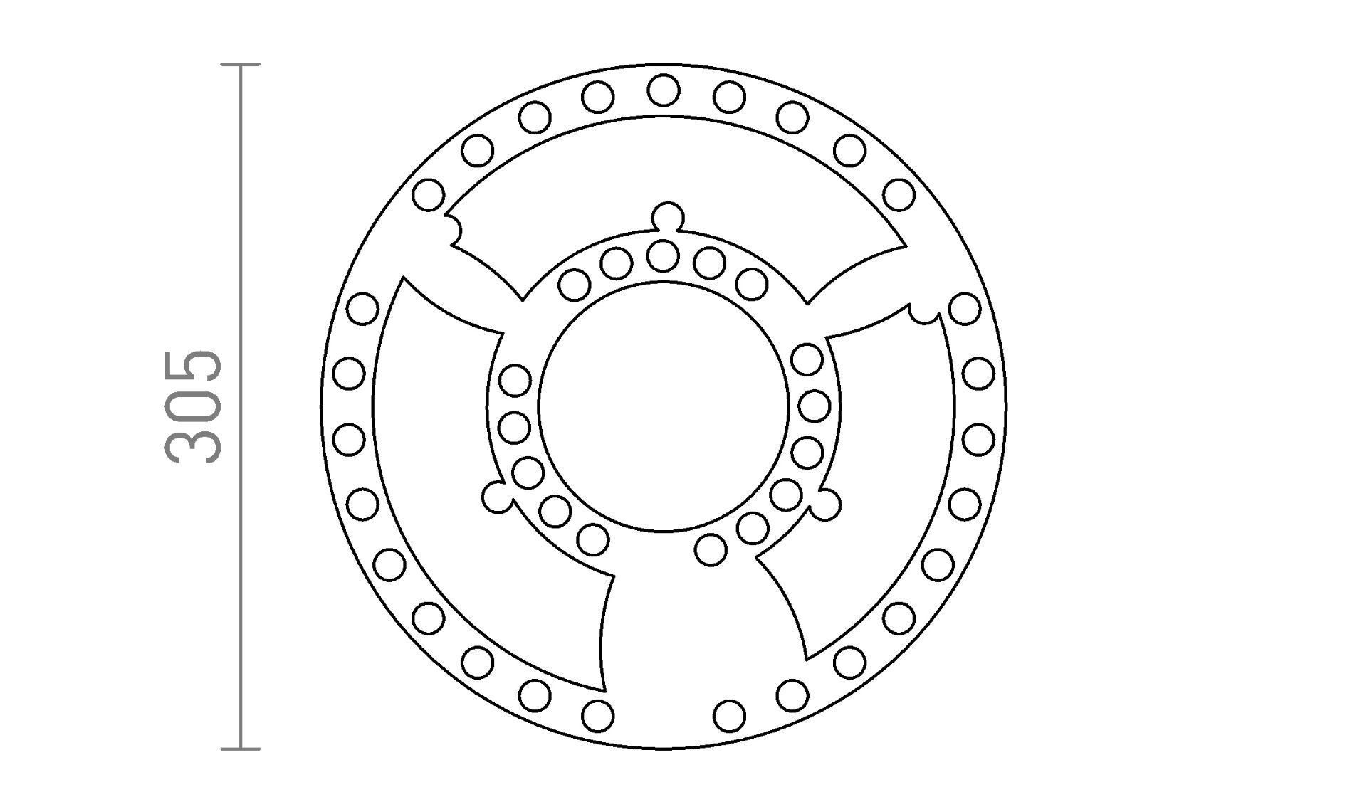 LED MODUL R 30 230V LED 36W 3000K-IzzoShop.hu Webáruház
